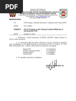 Guidelines in The Reassignment of PNP Personnel Who Are Witness in Drug ...