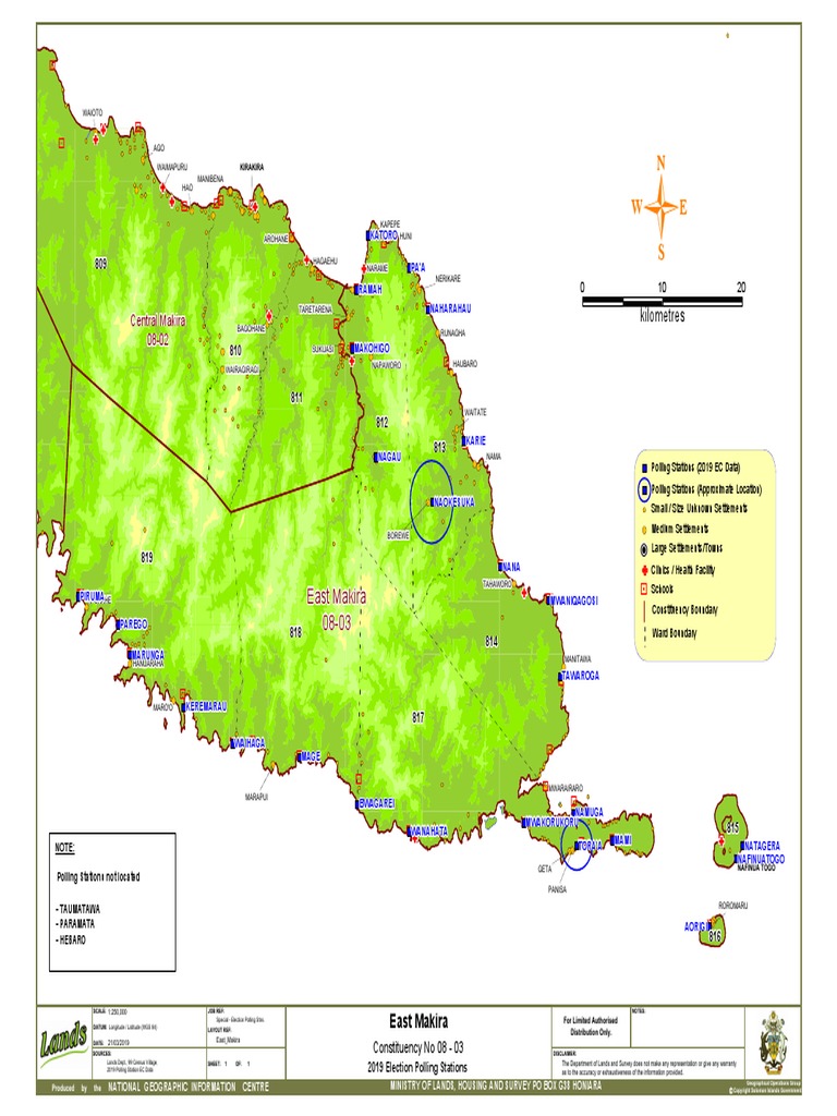 East Makira Constituency A3 | PDF | Infographics | Navigation