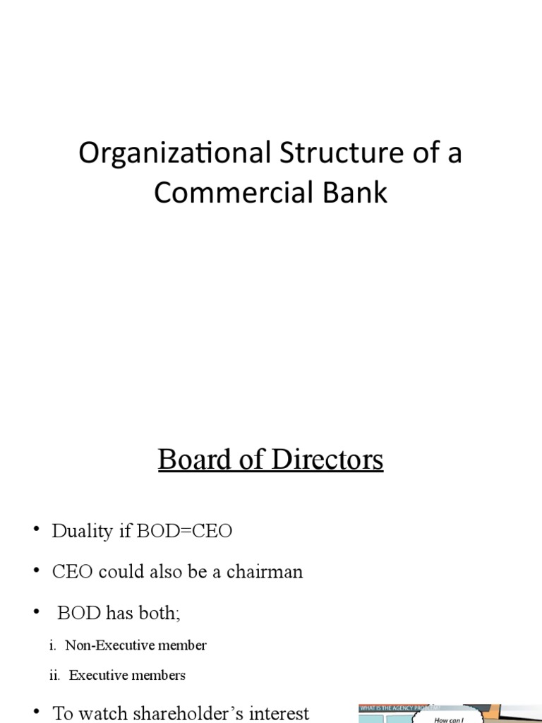 L4-Organizational Structure of Banks | PDF | Banks | Economies