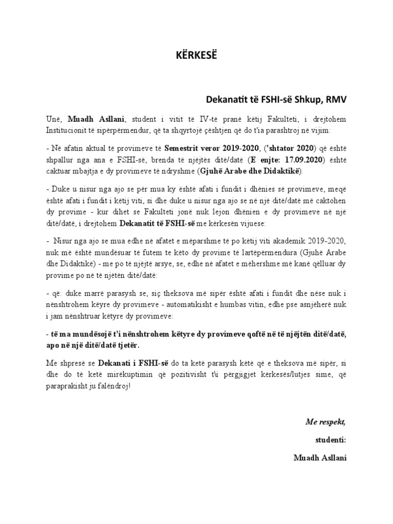 KËRKESË | PDF
