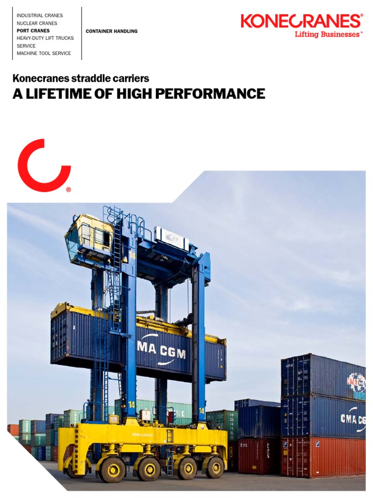 Konecranes Brochure Straddle Carrier English 201103 | PDF | Steering ...