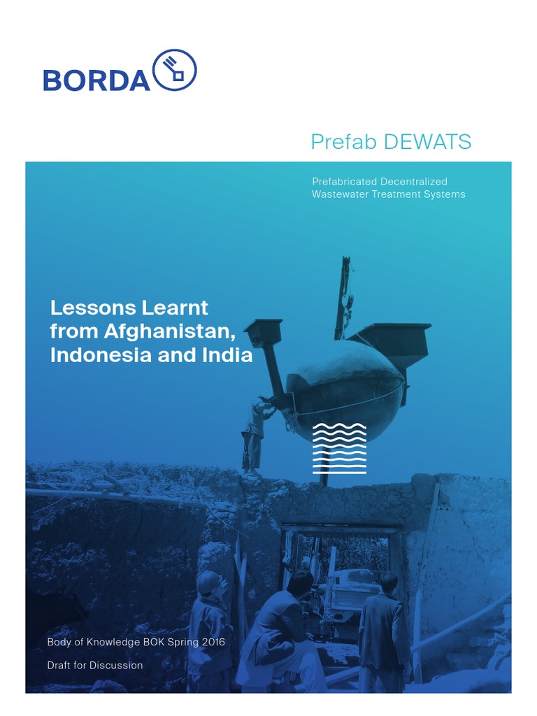 Lessons Learnt From Afghanistan, Indonesia and India: Prefab DEWATS ...