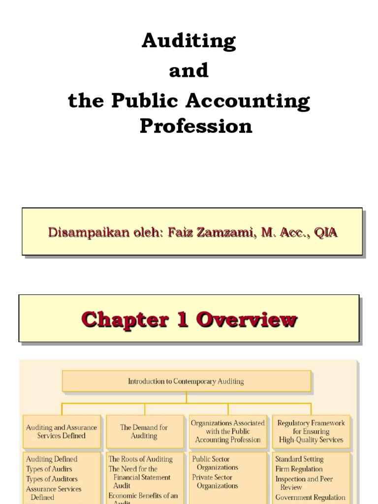 Auditing and The Public Accounting Profession 1 PDF | PDF