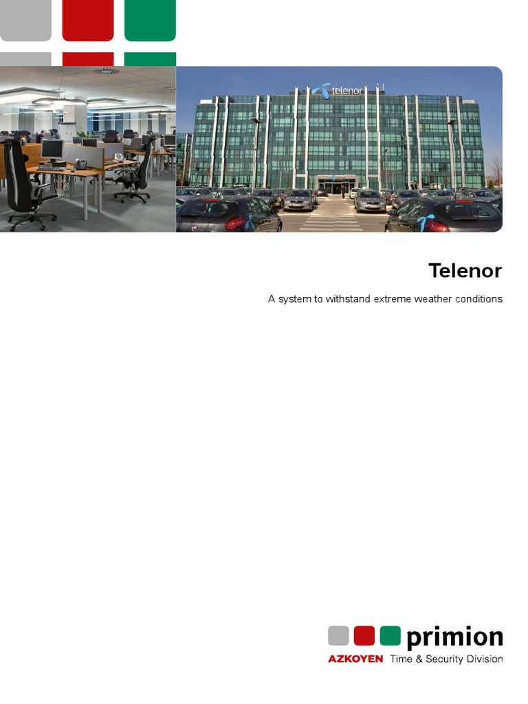 Telenor: A System To Withstand Extreme Weather Conditions | PDF ...