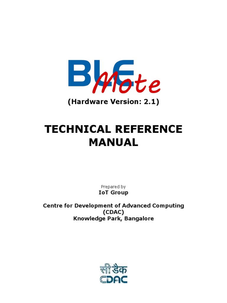Technical Reference Manual: (Hardware Version: 2.1) | PDF | System On A ...