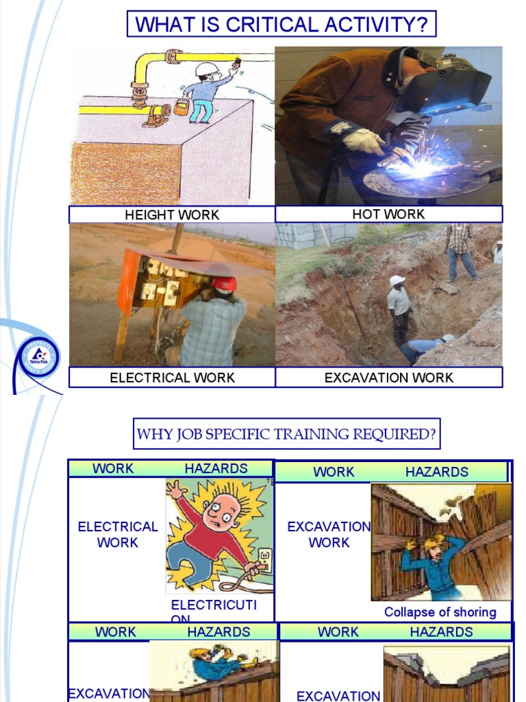 What Is Critical Activity?: Height Work Hot Work | PDF