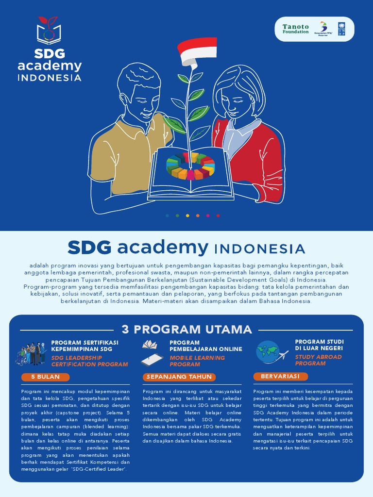 SDG Academy Indonesia Leaflet (Bahasa) | PDF