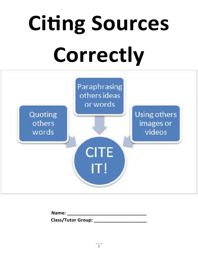 Citing Sources Correctly | Download Free PDF | Wikipedia | Books
