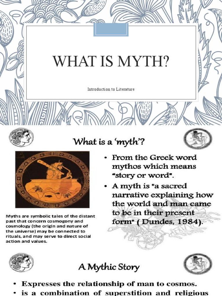 What Is Myth?: Introduction To Literature | PDF