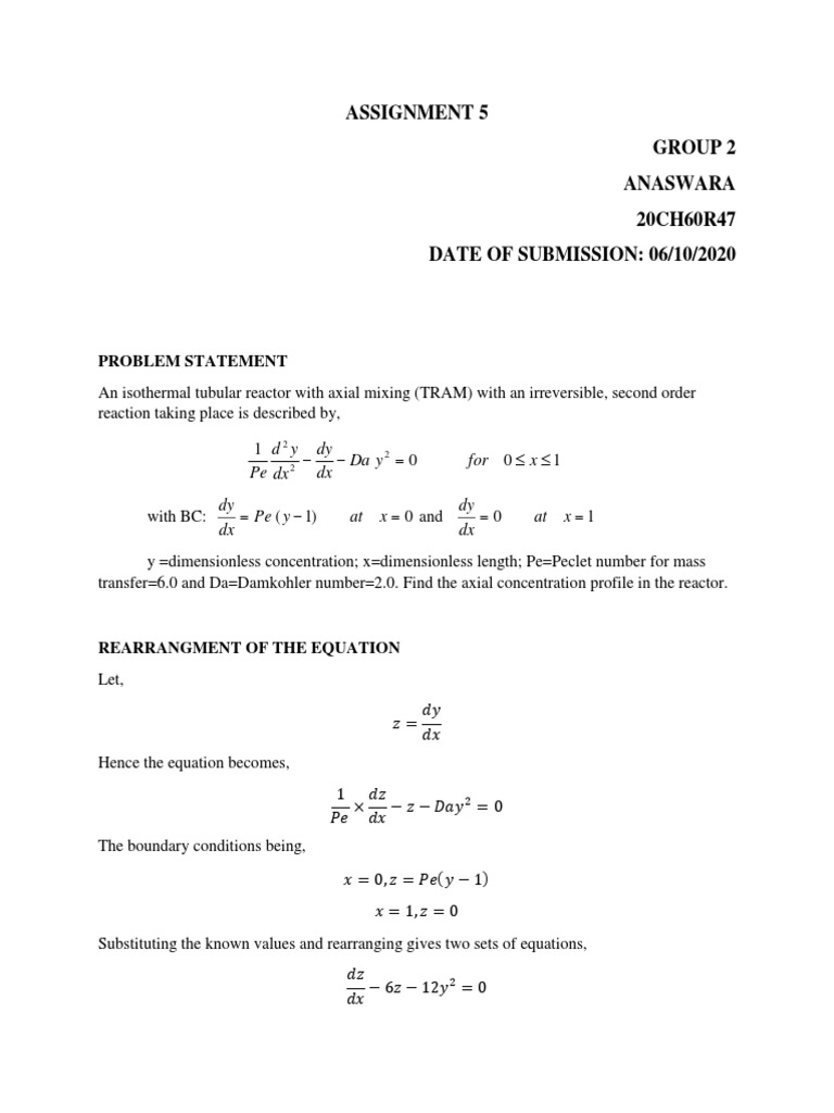 Shooting Method PDF | PDF | Boundary Value Problem | Mathematical Analysis