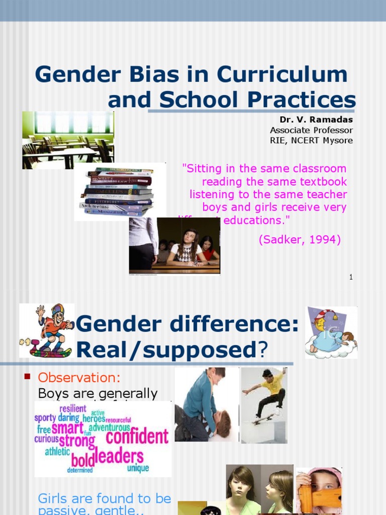 Gender Bias in Curriculum PDF | PDF | Gender | Gender Studies