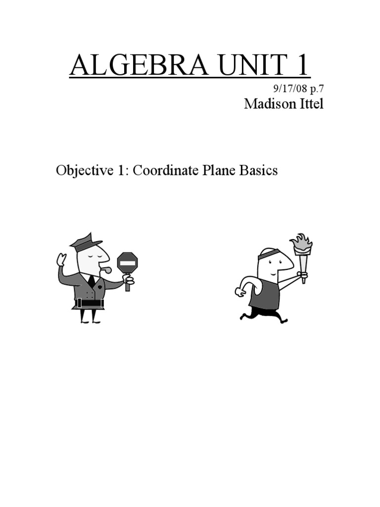 Algebra Unit 1 | PDF