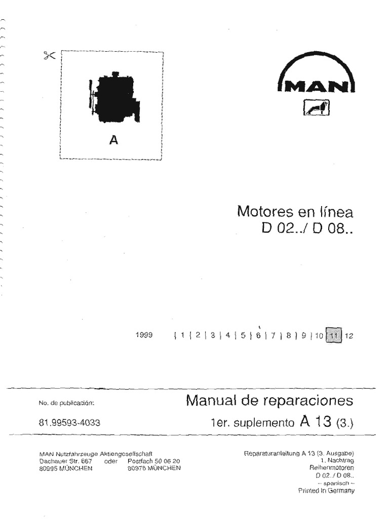Manual Motores Man d02 d08 - Compress PDF | PDF