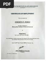 POEA E-Registration Sample Resume | PDF