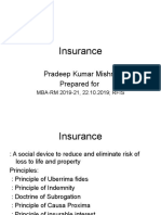 Insurance Transfer Letter | PDF | Financial Risk | Business Law