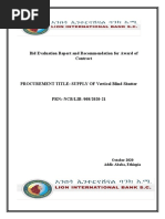 Tender Evaluation Report Template | PDF | Request For Proposal ...