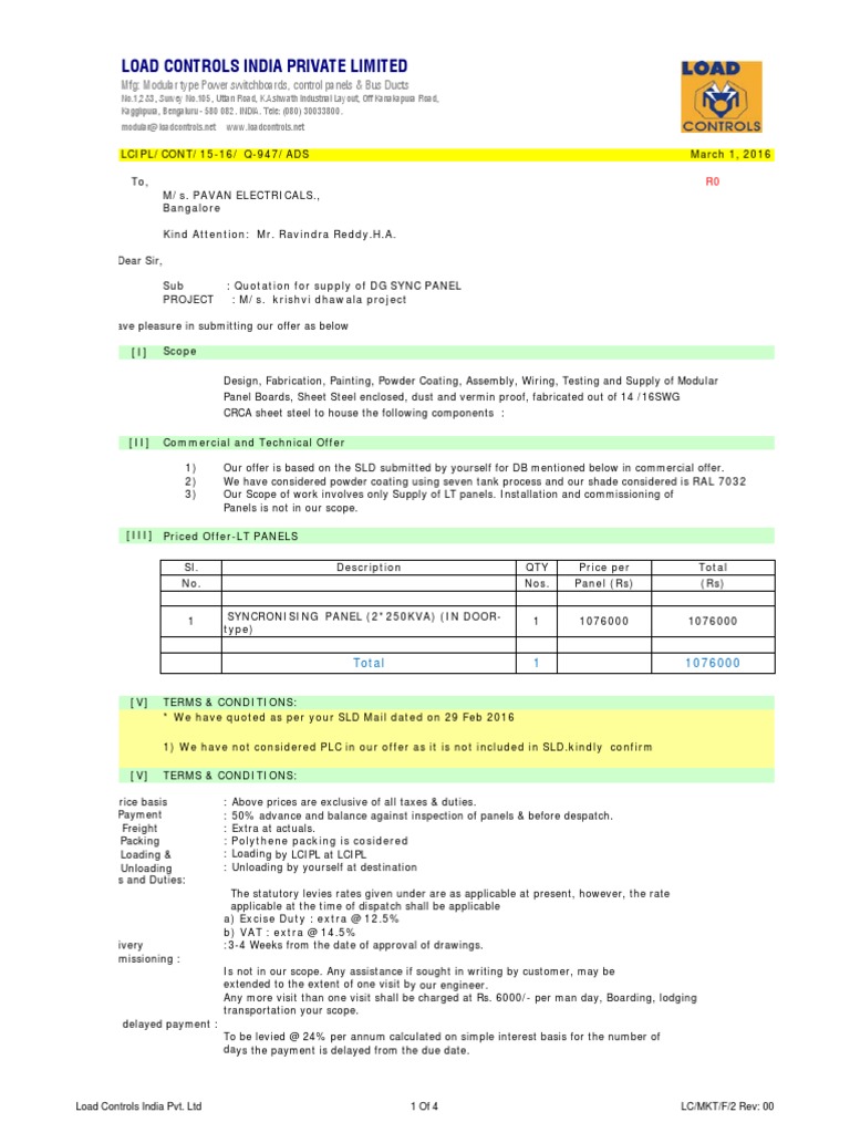 DG Sync Panel PDF | PDF | Switch | Relay