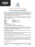 INTERPOL Careers & Opportunities | PDF | Salary | Recruitment