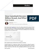 Gymshark SWOT and PESTLE Analysis 2024 | PDF | Brand | Product (Business)