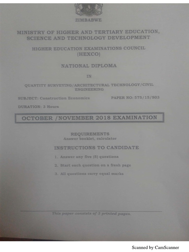 2018 Hexco Papers QS | PDF