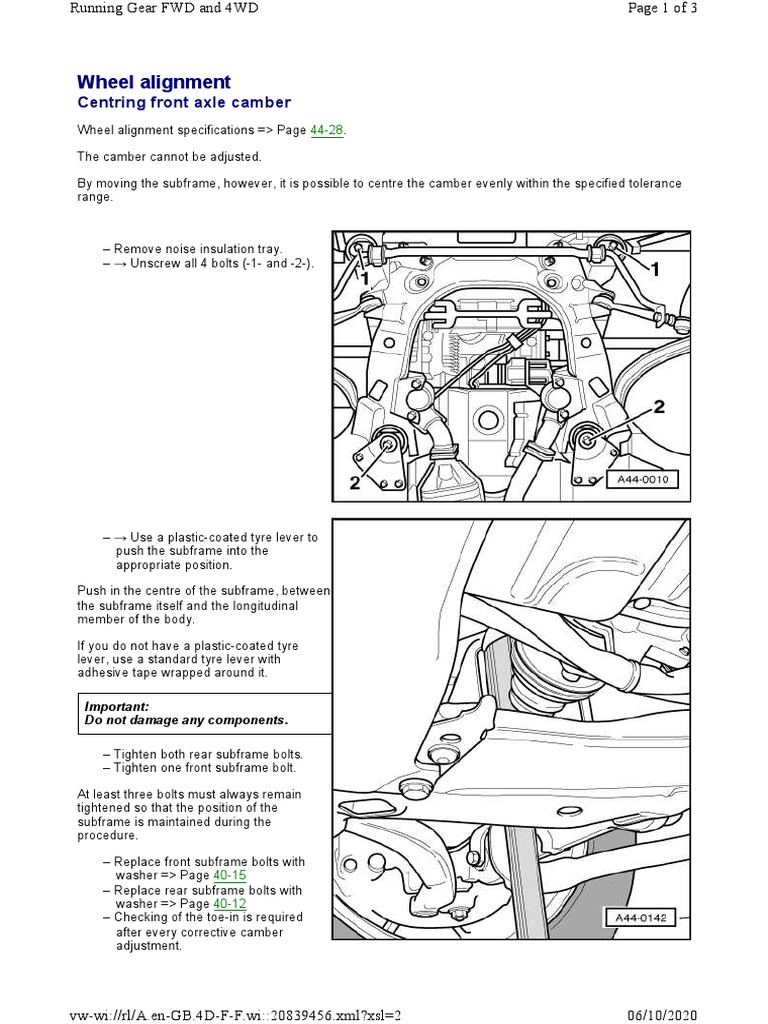 S3 Centring Front Axle Camber PDF | PDF | Axle | Four Wheel Drive