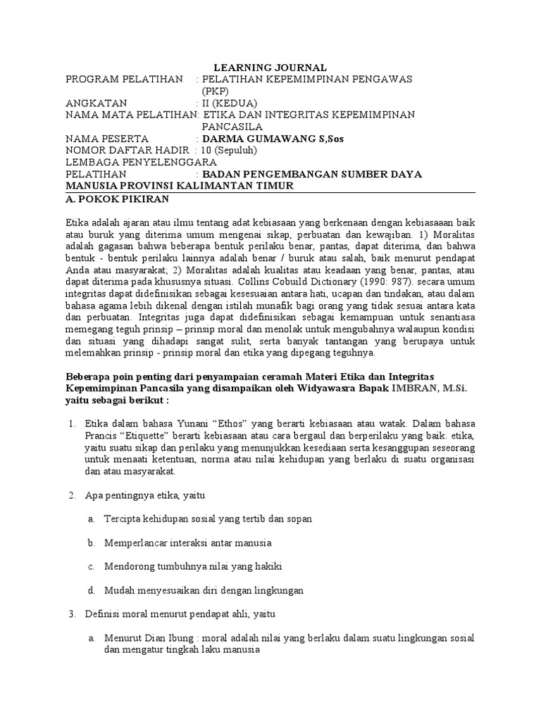 Learning Journal | PDF