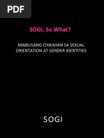 SOGIE 101 Fact Sheet | PDF | Gender Studies | Gender