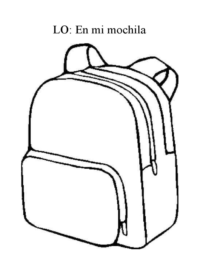 Contenido de mi mochila diaria | PDF