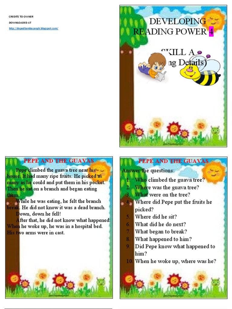 DRP Grade 4 Skill A1 | Download Free PDF | Fruit | Foods