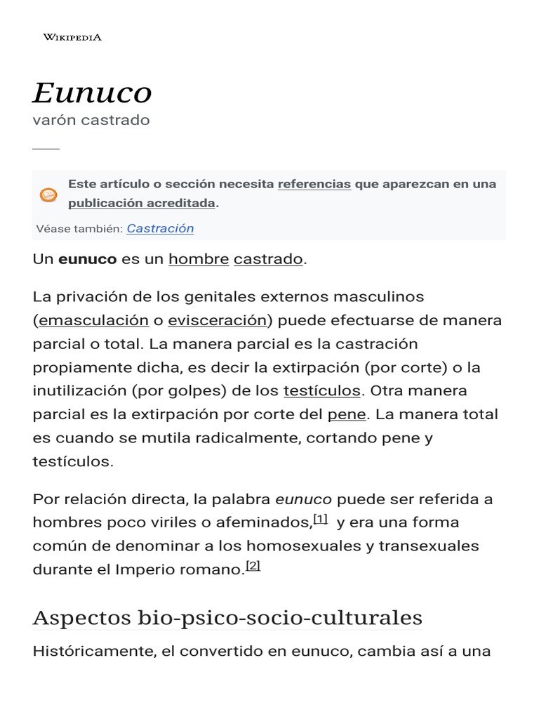Anatomía De Un Eunuco Revista NÃºmero 15 ARTE, ARQUEOLOGÃ A E