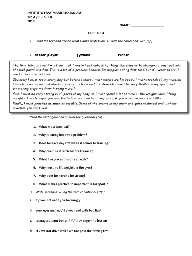 Exam Unit 4 - Set B | PDF | Cognition | Behavior Modification