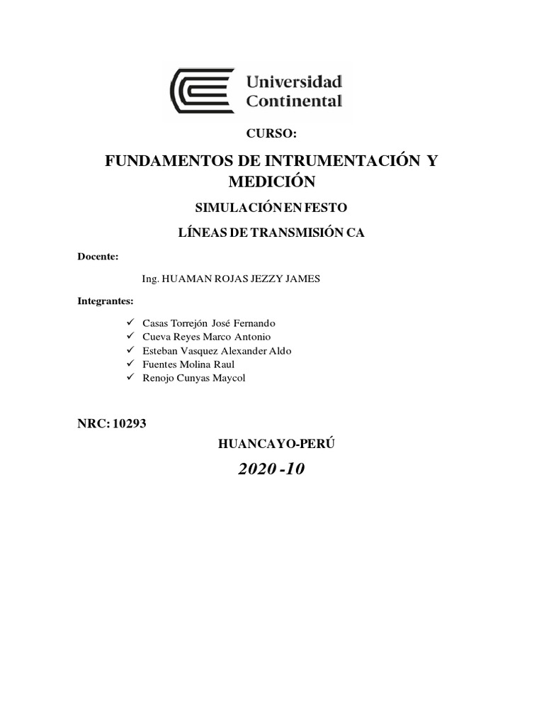 Modulo Festo | PDF | Energia electrica | Línea de transmisión
