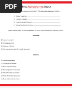 Rasier Vehicle Inspection Form R4 | PDF | Vehicles | Product Introductions