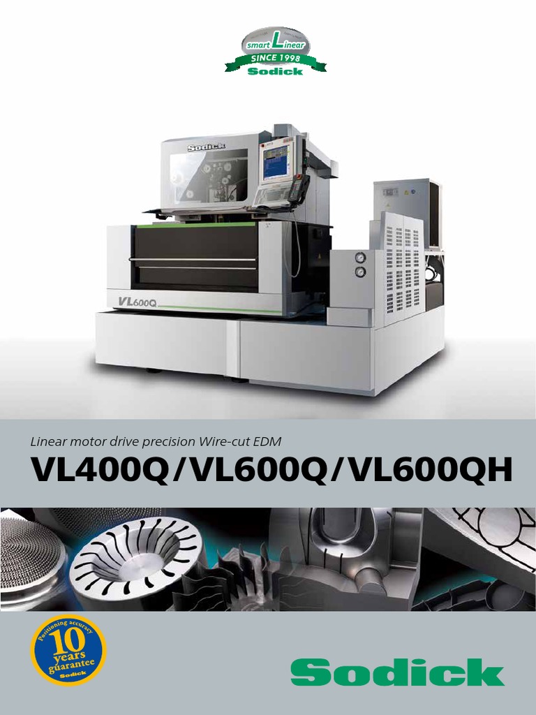 VL400Q/VL600Q/VL600QH: Linear Motor Drive Precision Wire-Cut EDM | PDF ...