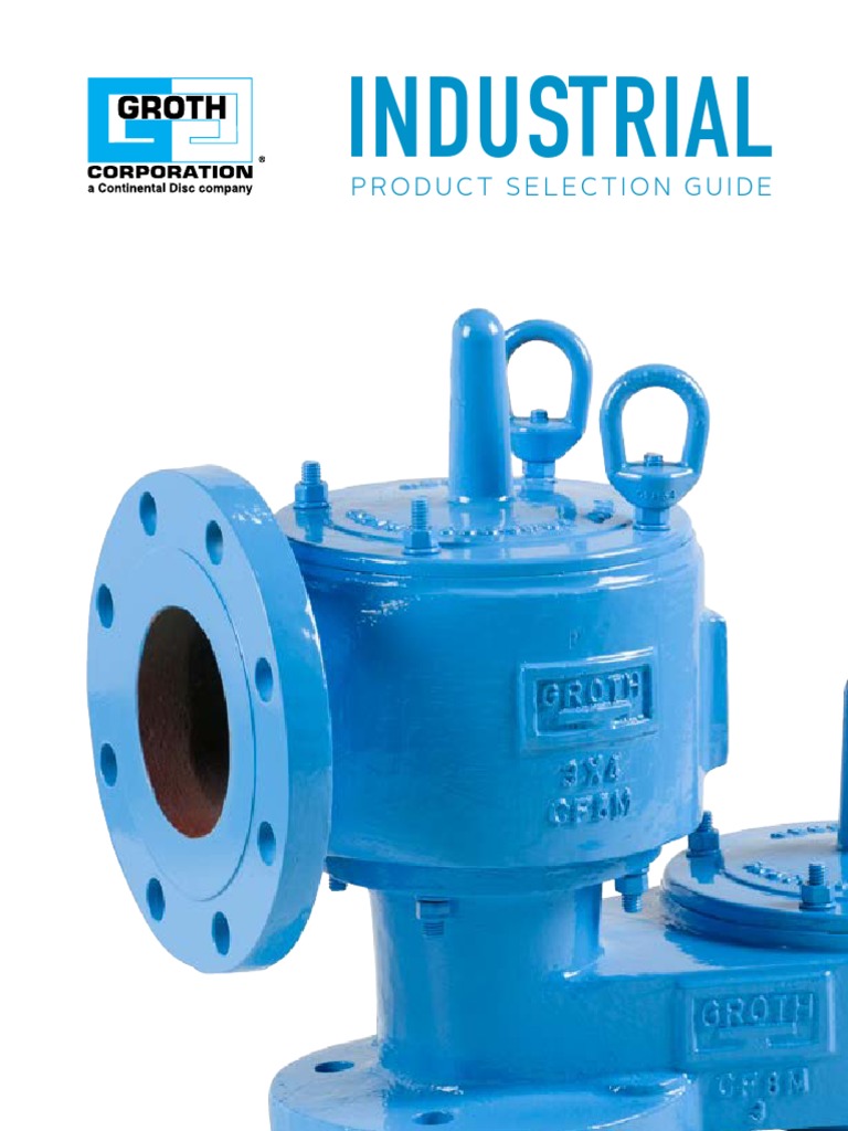GROTH Product Selection Guide | PDF | Valve | Vacuum