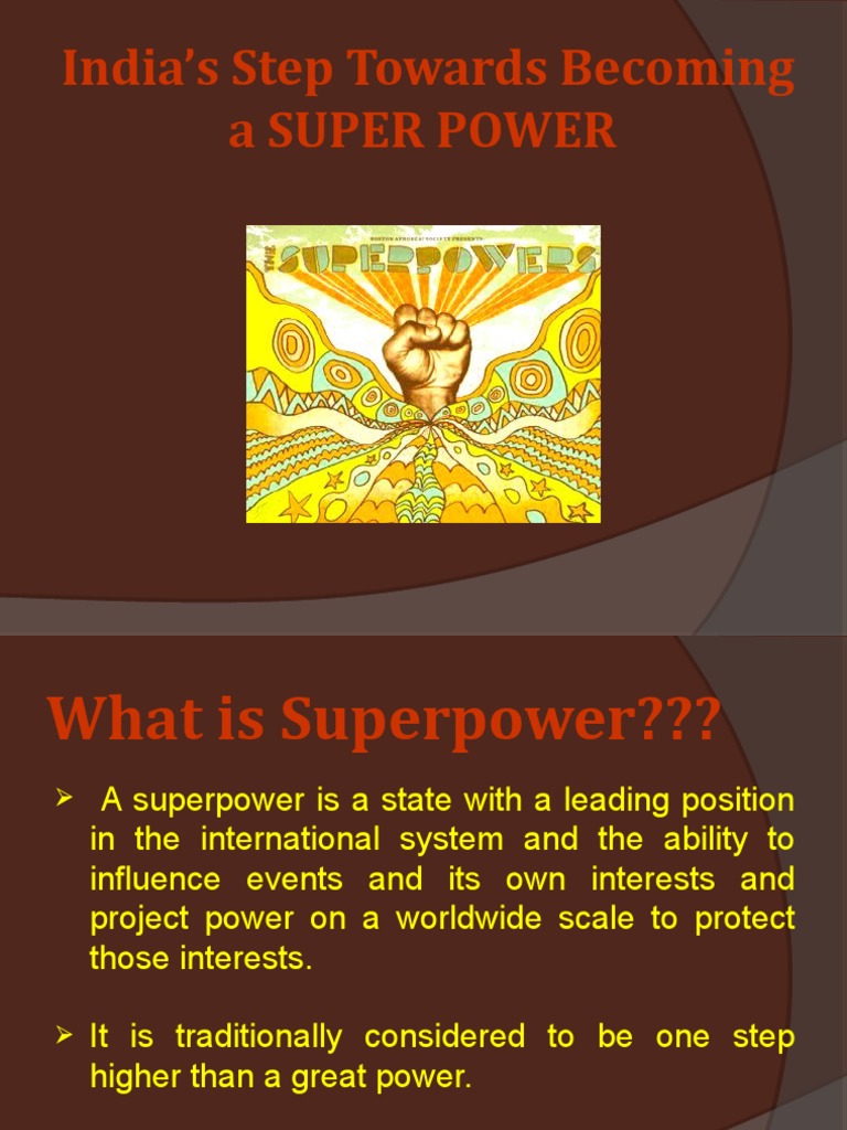 India's Path to Superpower Status | PDF | Superpowers | Soviet Union