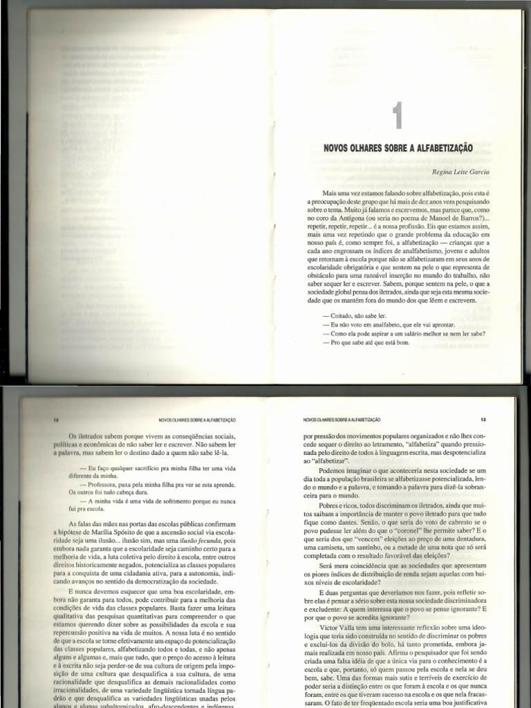 Novos Olhares Sobre A Alfabetização | PDF | Alfabetização | Brasil Novos Olhares Sobre A Alfabetização | PDF | Alfabetização | Brasil