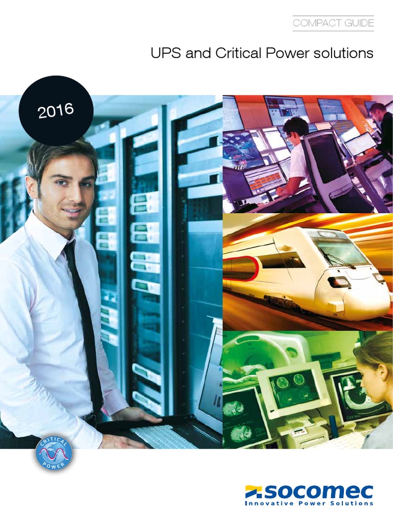 UPS and Critical Power Solutions: Compact Guide | PDF | Photovoltaics ...