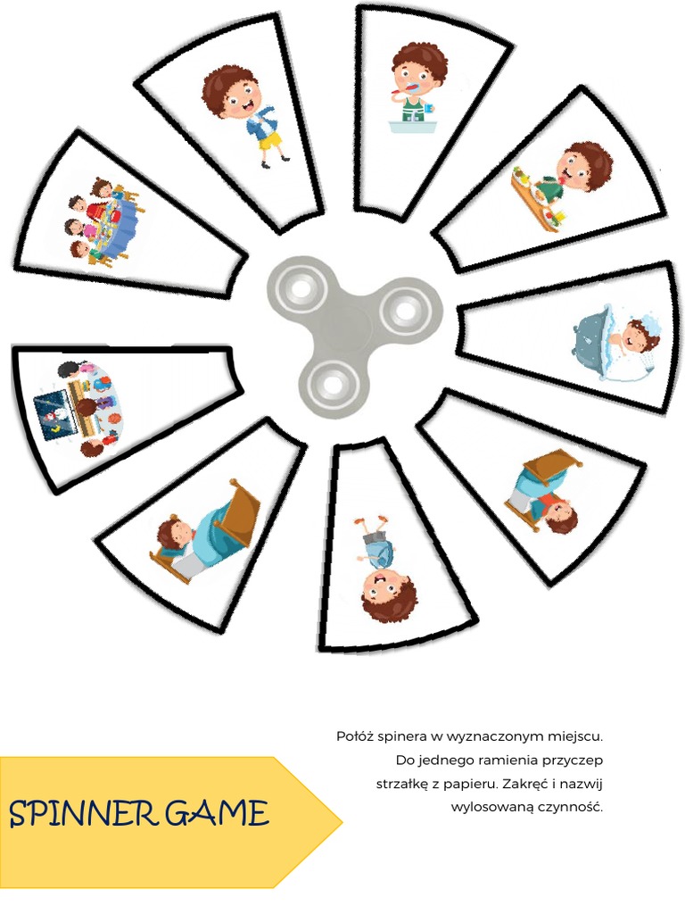Spinner Game Daily Routine | PDF