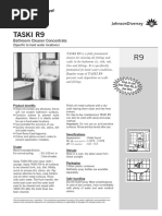 Taski Chemicals Chart. | PDF | Bathroom | Hygiene