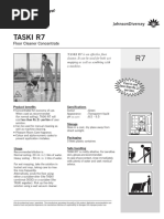 Taski Chemicals Chart. | PDF | Bathroom | Hygiene