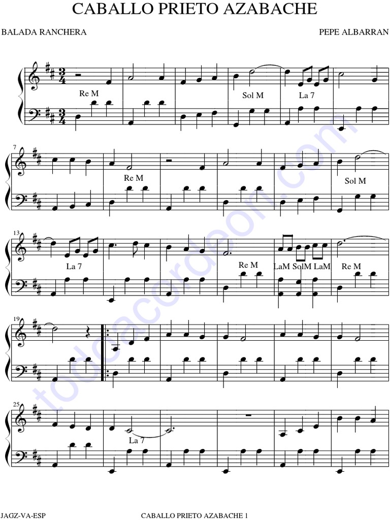 Caballo Prieto Azabache | PDF