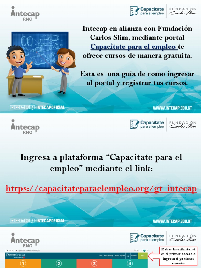 Guía para Cursos de Capacítate Slim | PDF | Informática | Informática y ...