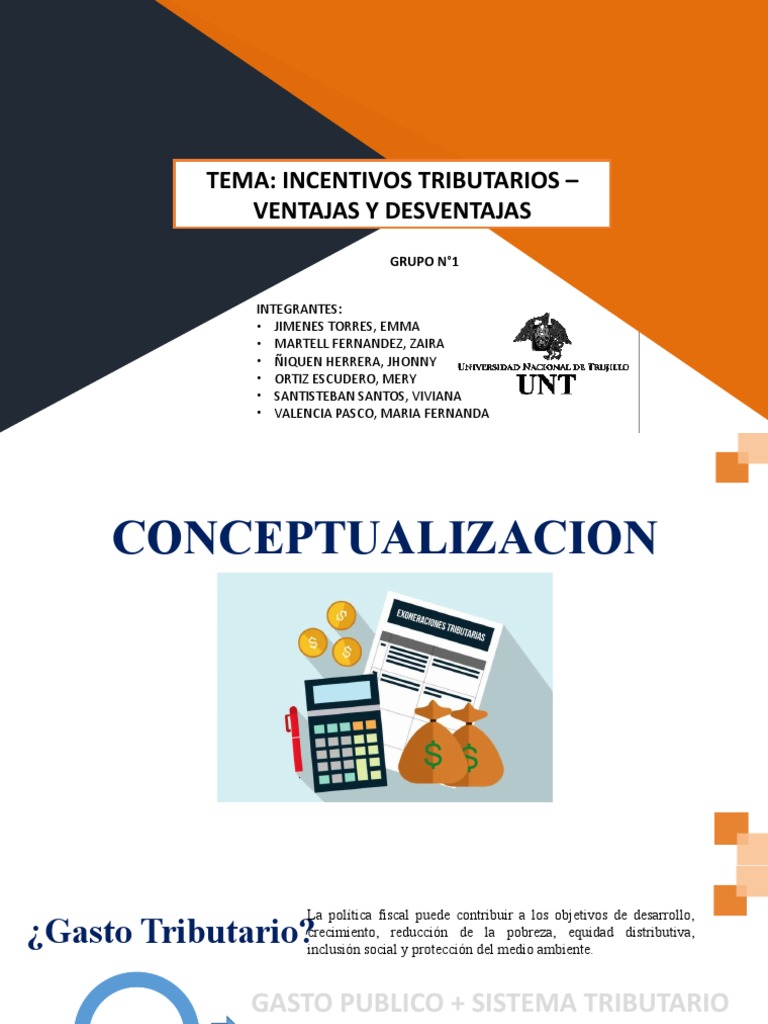 Incentivos Tributarios-Grupon1 | PDF | Evasión de impuestos | Impuestos