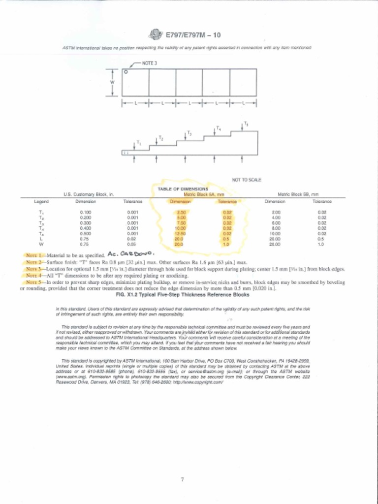 Calibre Astm e 797M 10 PDF | PDF