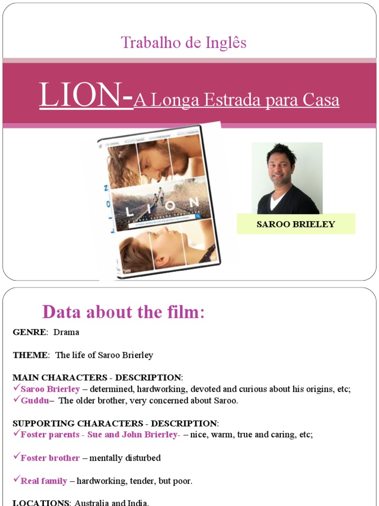Lion-: A Longa Estrada para Casa | PDF