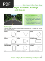 Road Sign Cheat Sheet | PDF | Lane | Traffic