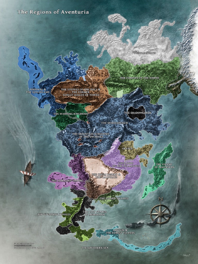 The Regions of Aventuria | PDF