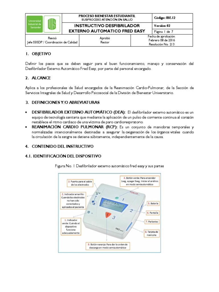 Manual Uso Dea | PDF | Reanimación cardiopulmonar | Sistema cardiovascular