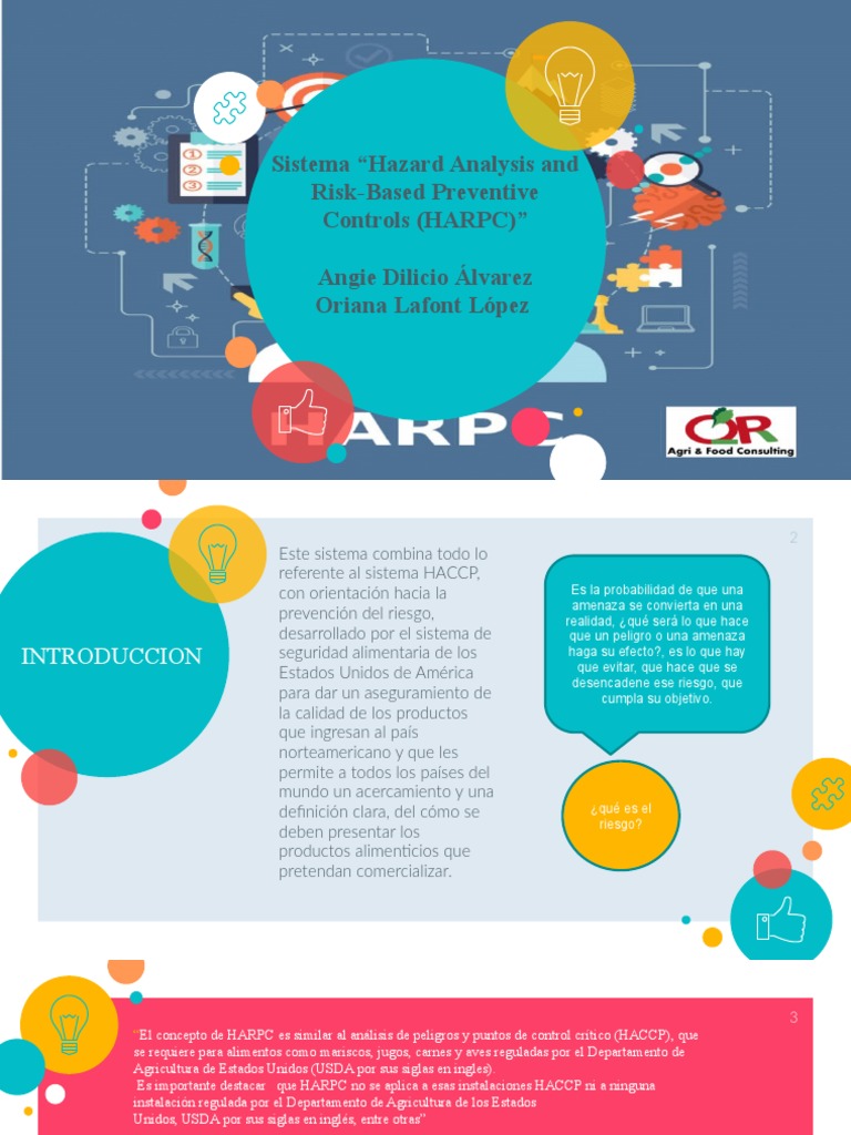 Sistema HARPC | PDF | Análisis de Riesgo y Puntos Críticos de Control ...